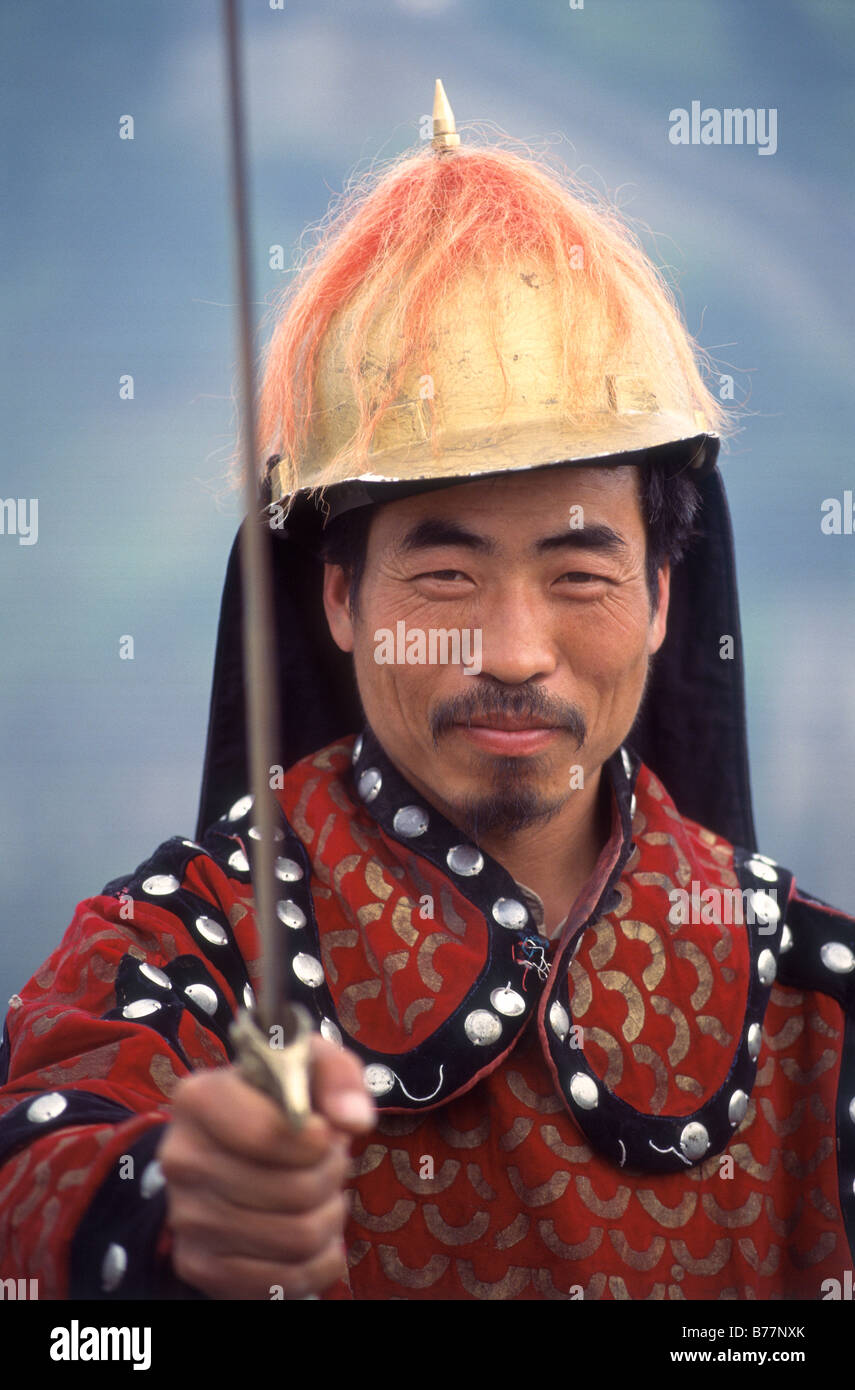 China,Beijing,Great Wall of China,Warrior Stock Photo - Alamy