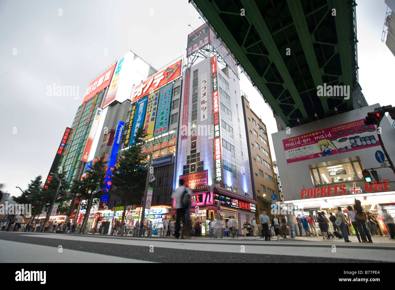 Buildings with neon signage, Tokyo, Japan, Asia Stock Photo - Alamy