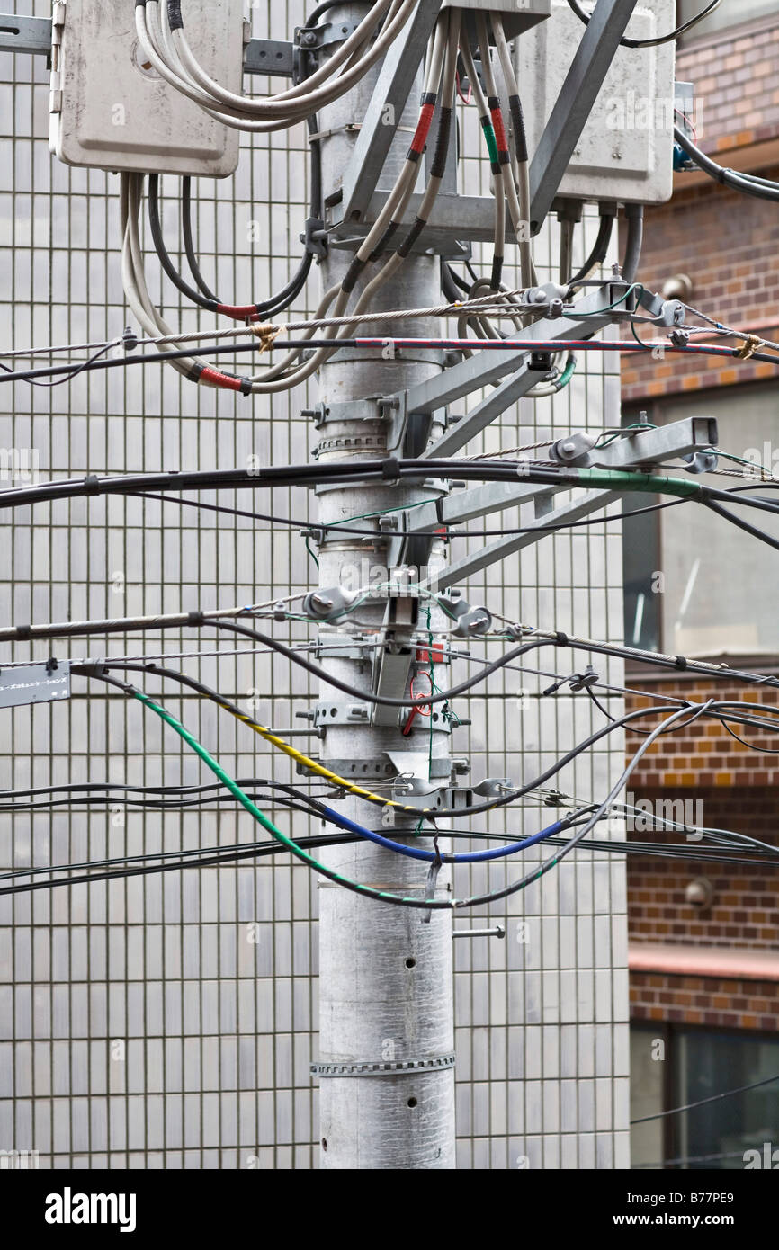 Japanese electric pole hi-res stock photography and images - Alamy