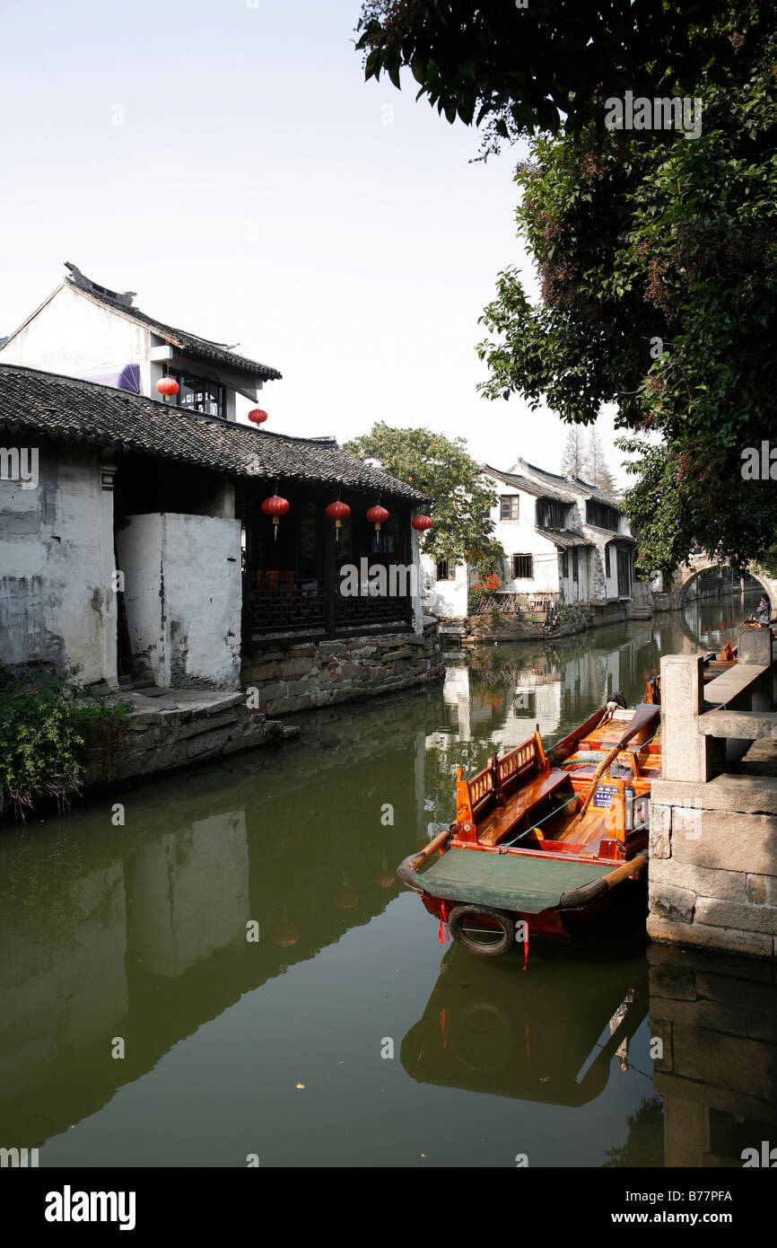 Canal in Suzhou, Venice of the East, China, Asia Stock Photo - Alamy