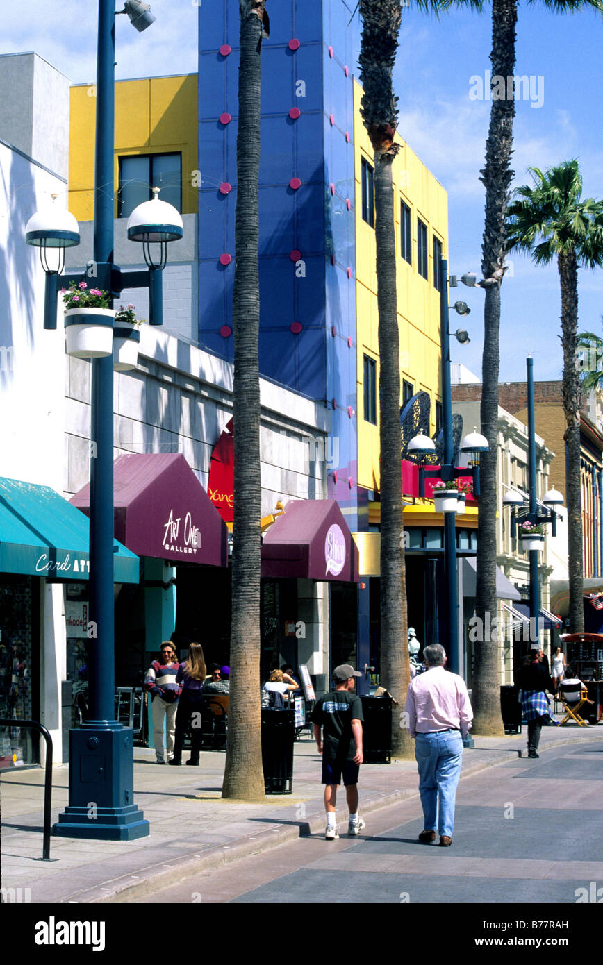 Third Street Mall Santa Monica California Stock Photo - Alamy