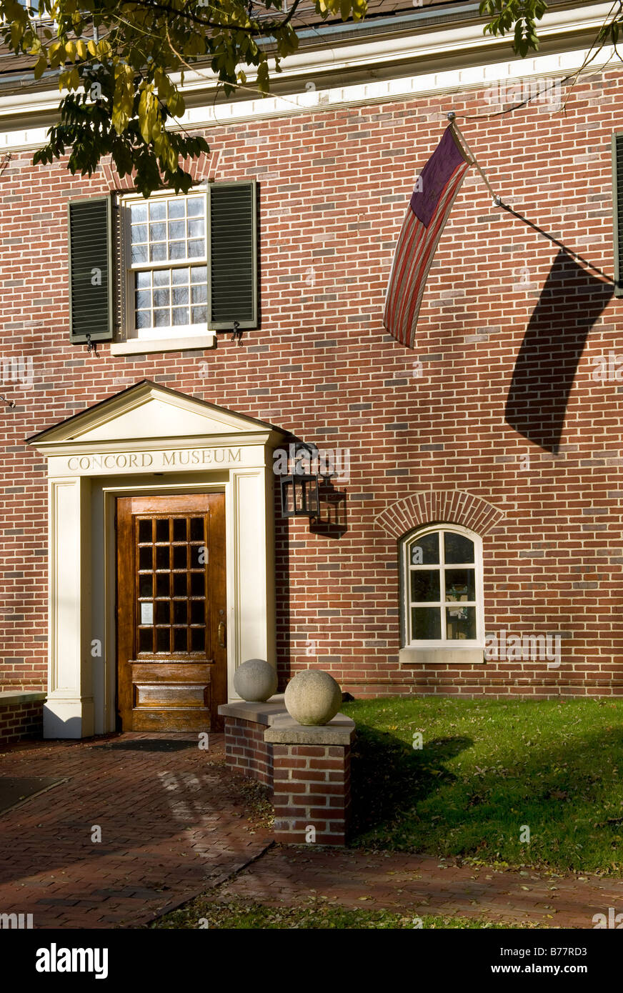 Concord Museum established in 1886 Concord, Massachusetts Stock Photo ...