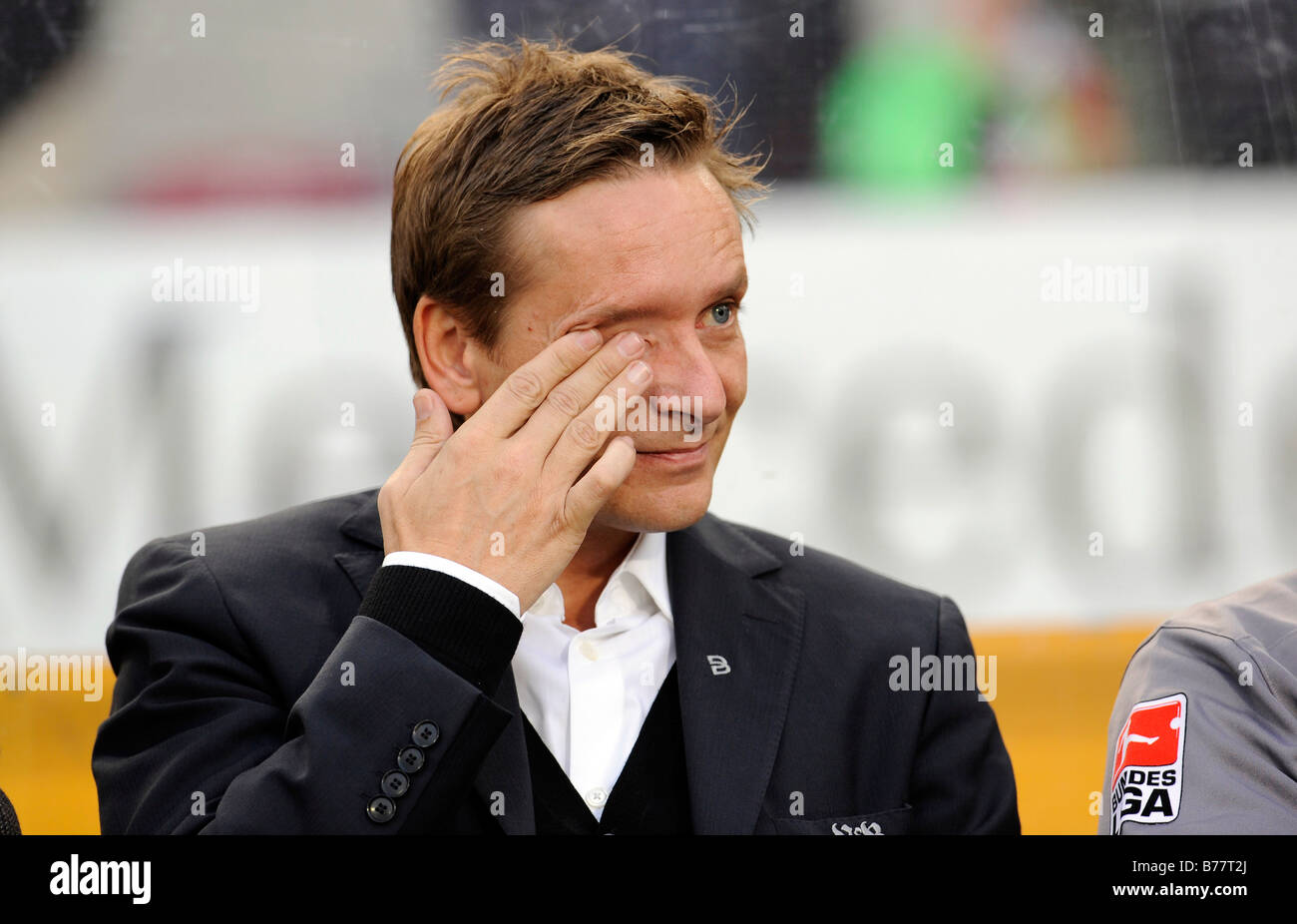 Horst HELDT, VfB Stuttgart manager, rubbing his eye Stock Photo - Alamy