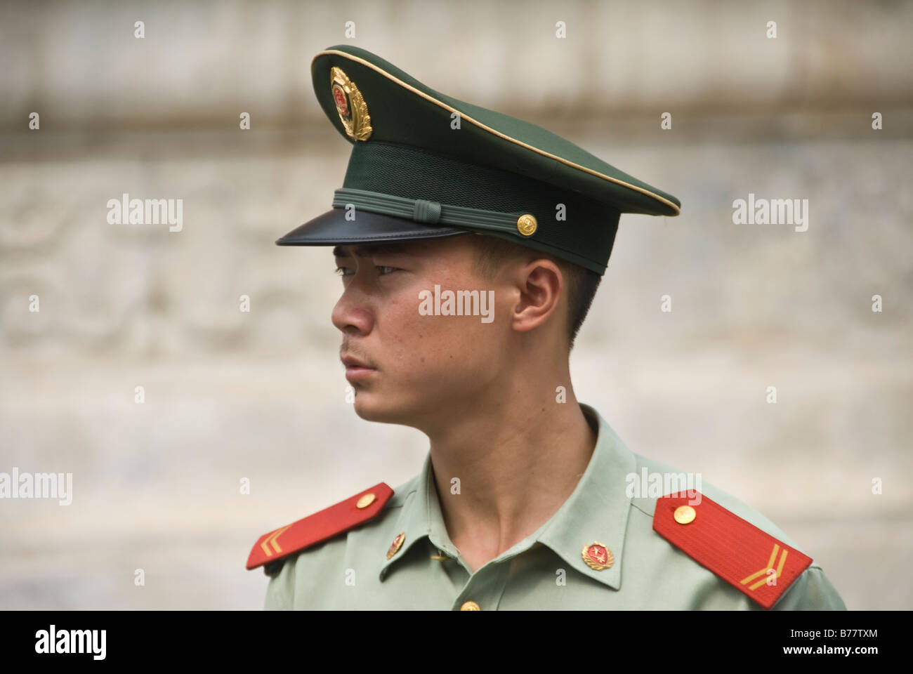 Beijing china policeman uniform hi-res stock photography and images - Alamy