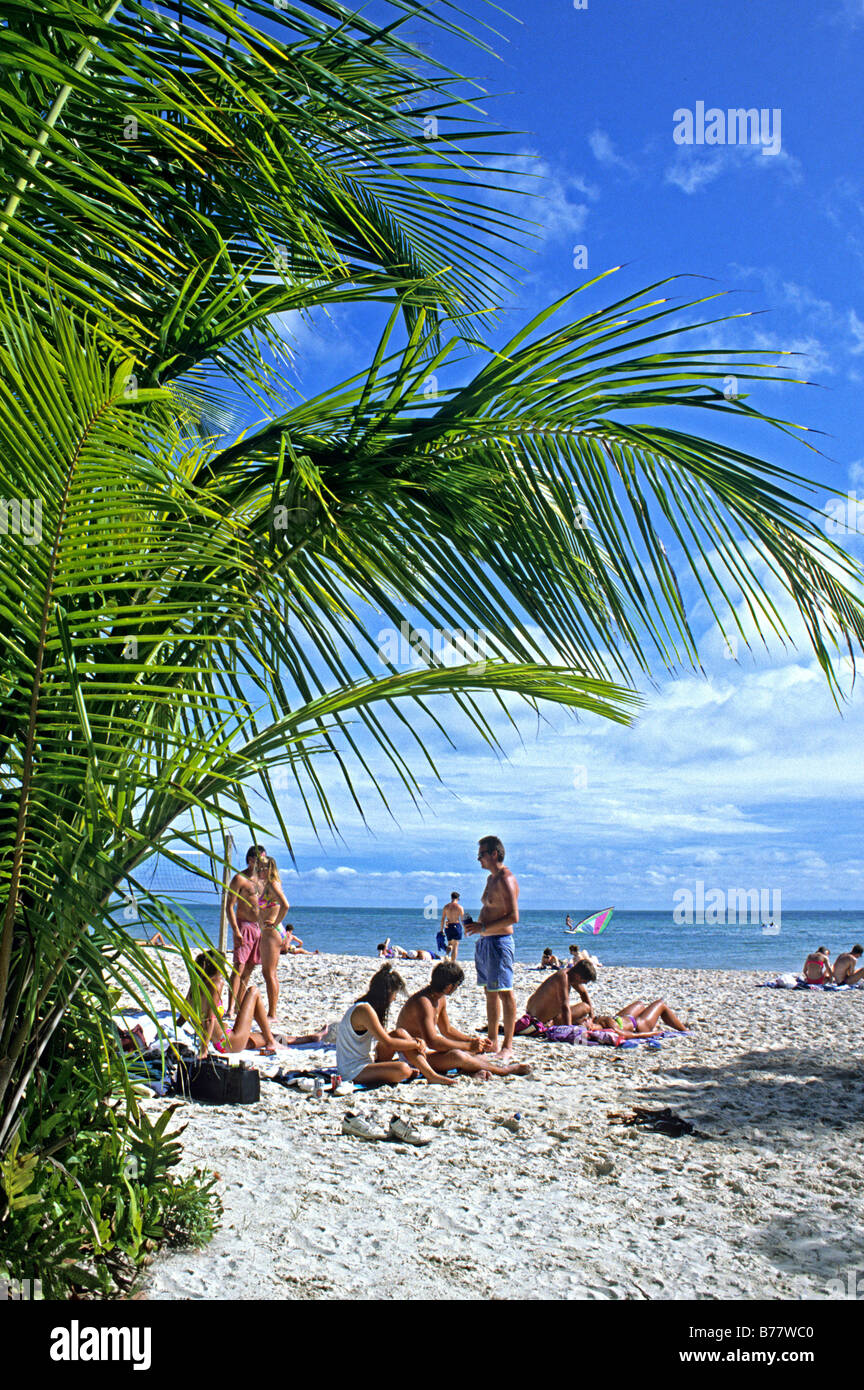 People at beach Key West Florida Stock Photo - Alamy