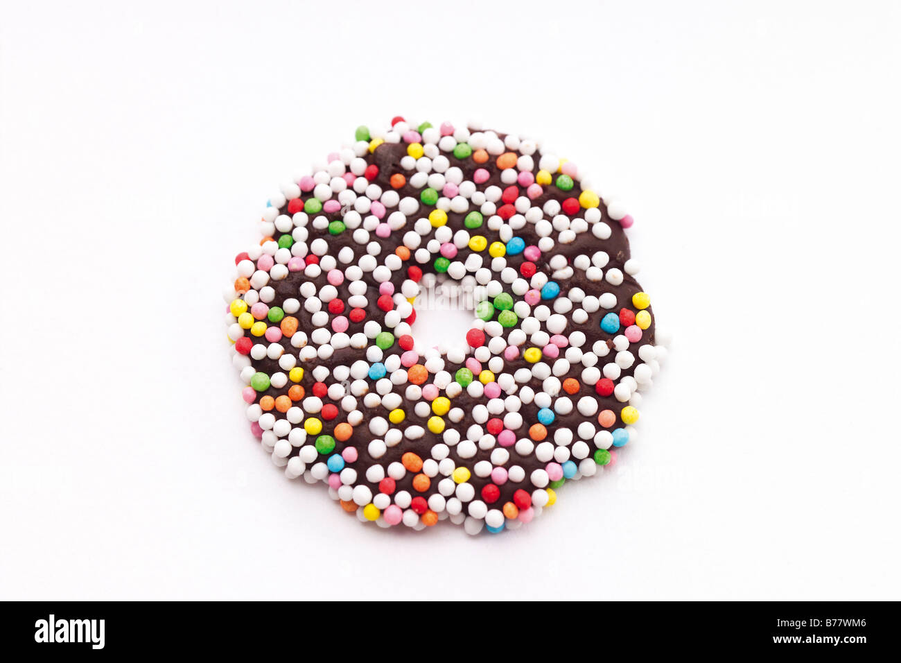 Chocolate ring, traditional German christmas confectionary Stock Photo ...