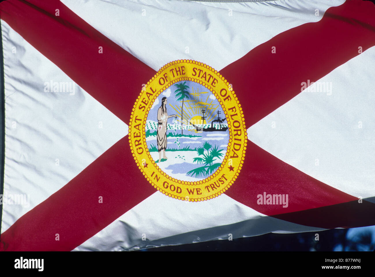 Florida state flag Stock Photo - Alamy