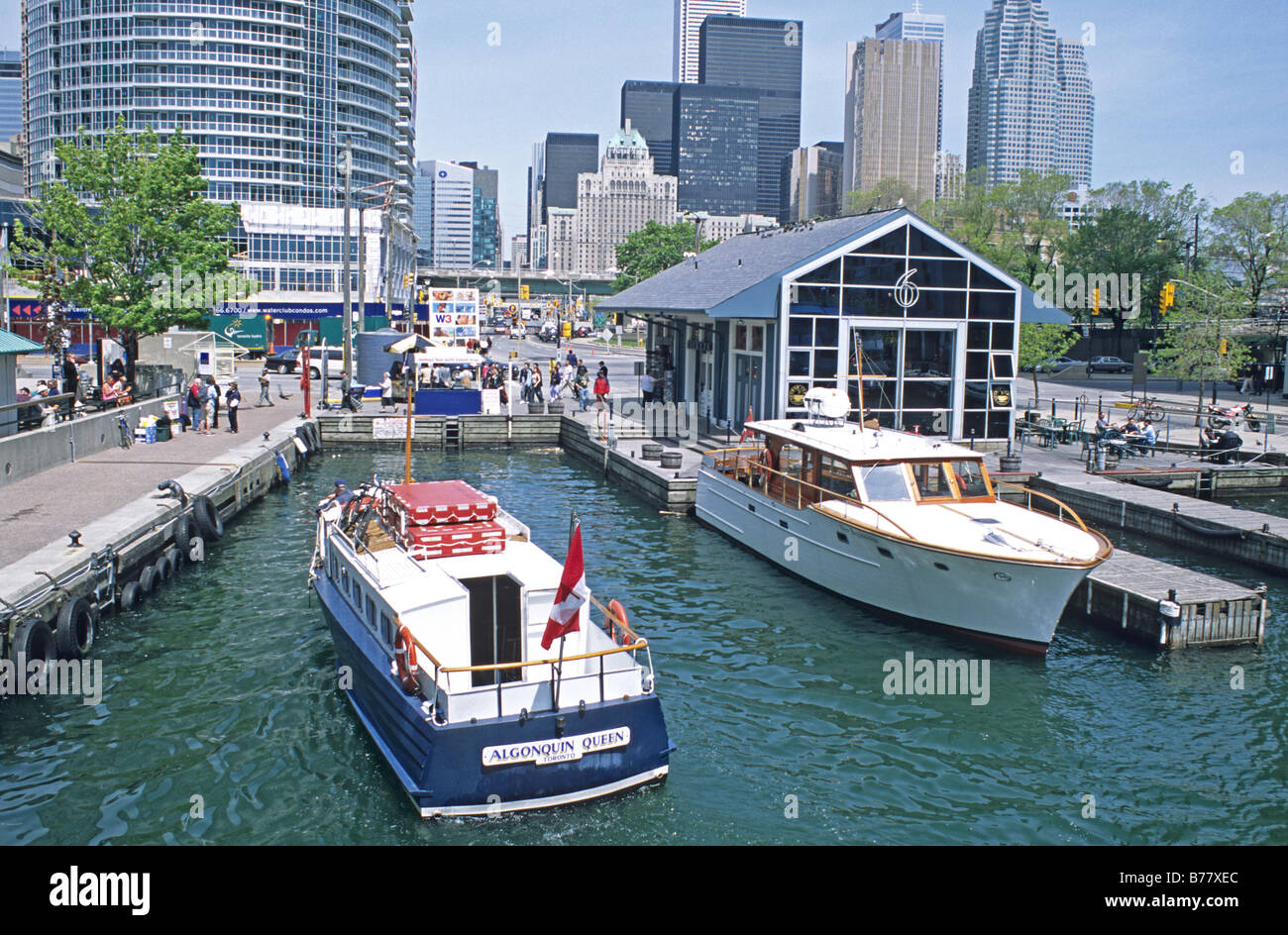 boats at Harbourfront Toronto Ontario Canada Stock Photo - Alamy