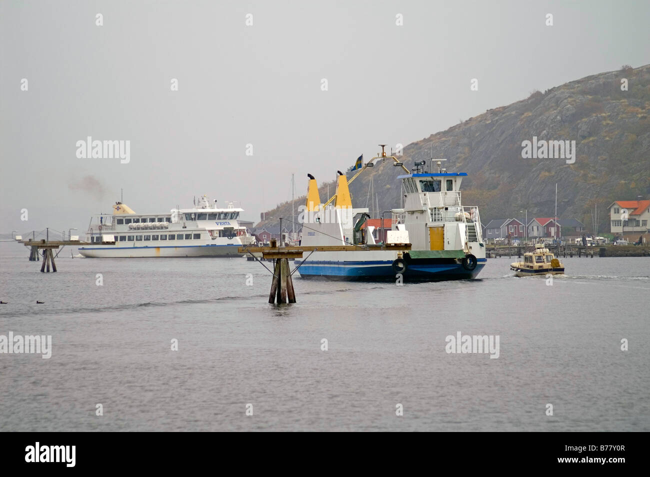 Ferry off the Island of Branno near Gothenburg (Goteborg), Sweden Stock ...