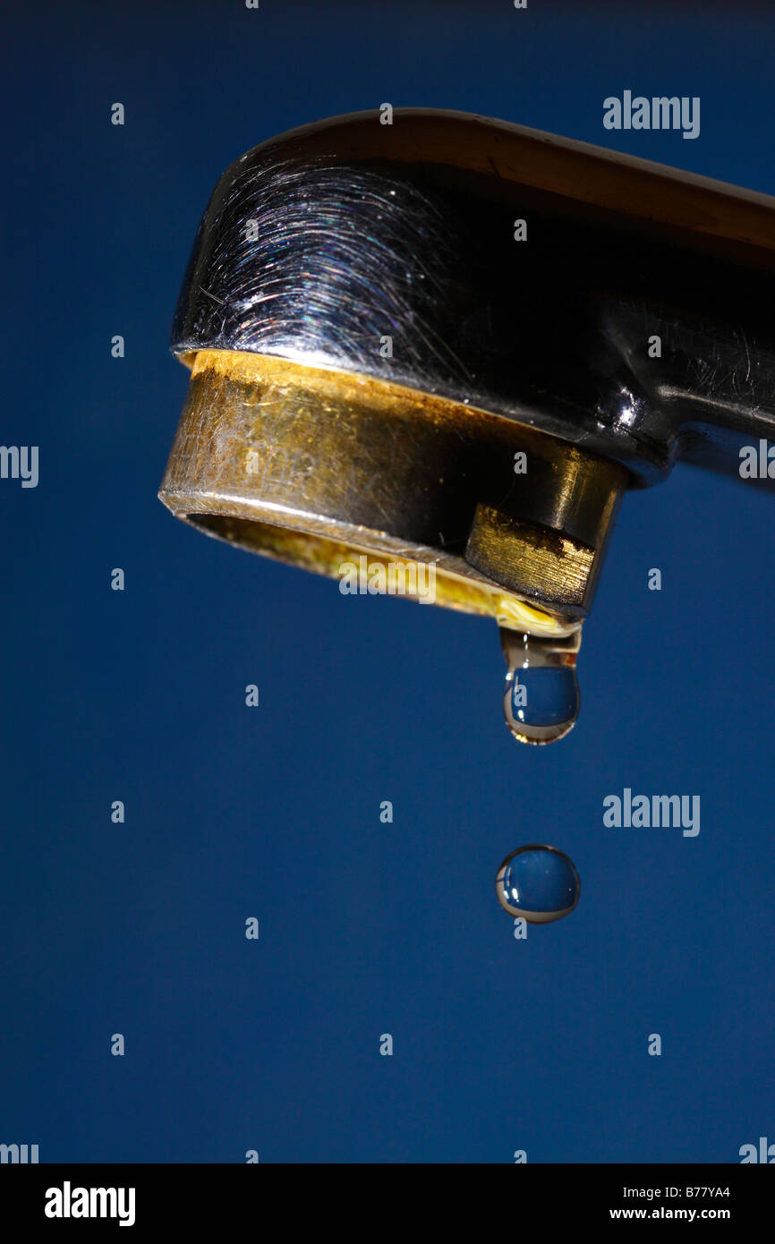 Water tap and drops Stock Photo - Alamy