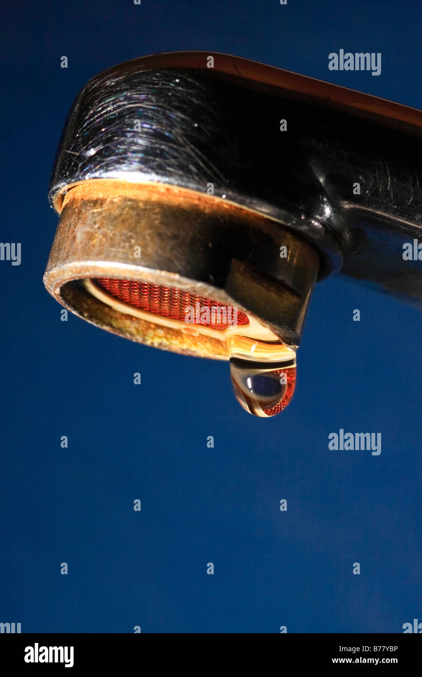 Water tap and drops Stock Photo - Alamy