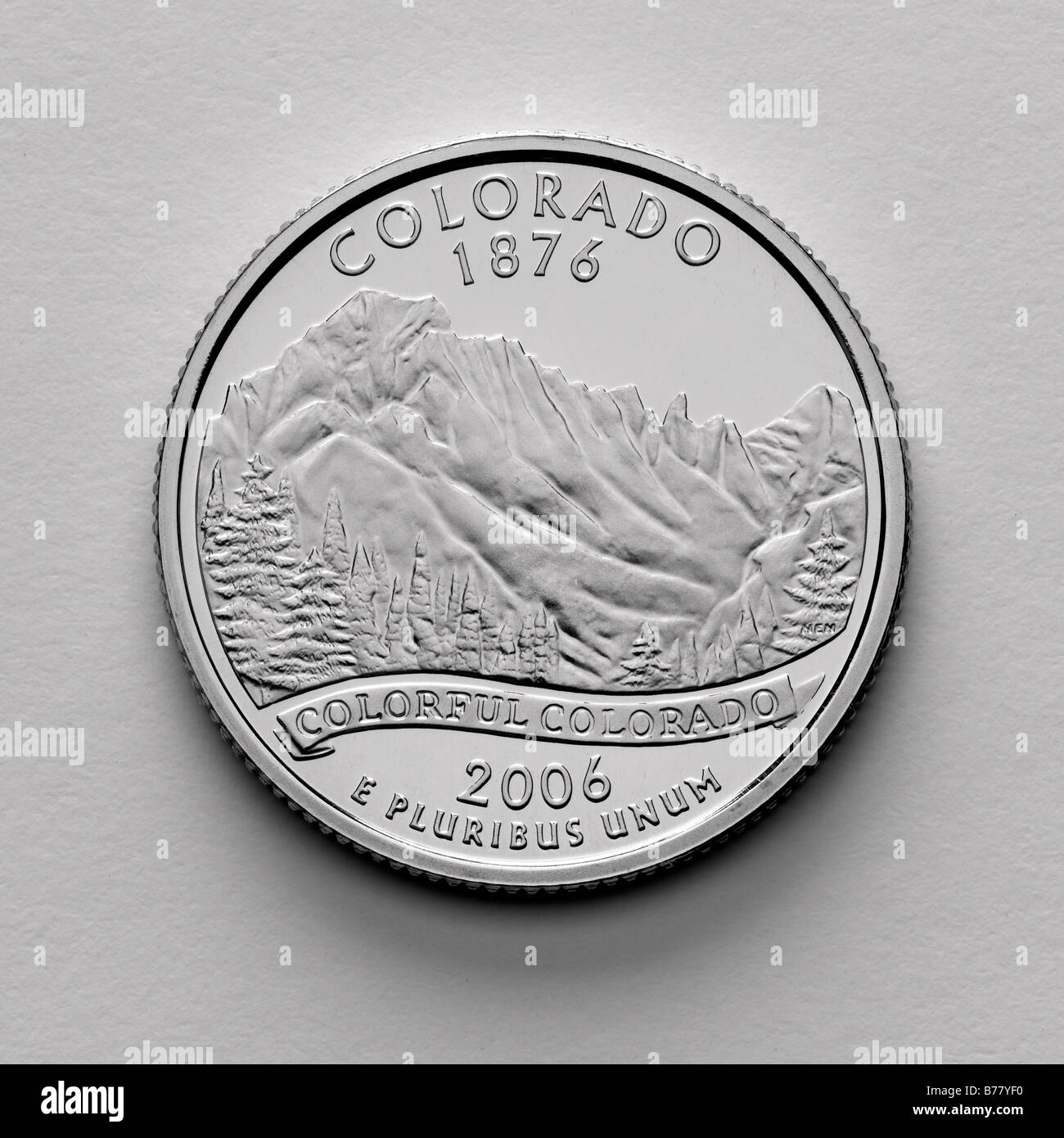 Colorado state quarter Stock Photo - Alamy