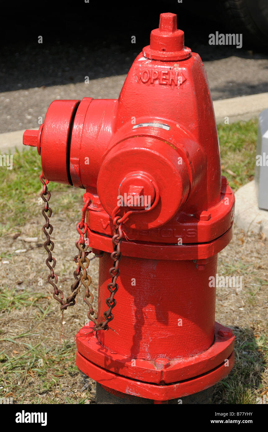Fire hydrant in Trenton, Michigan Stock Photo - Alamy