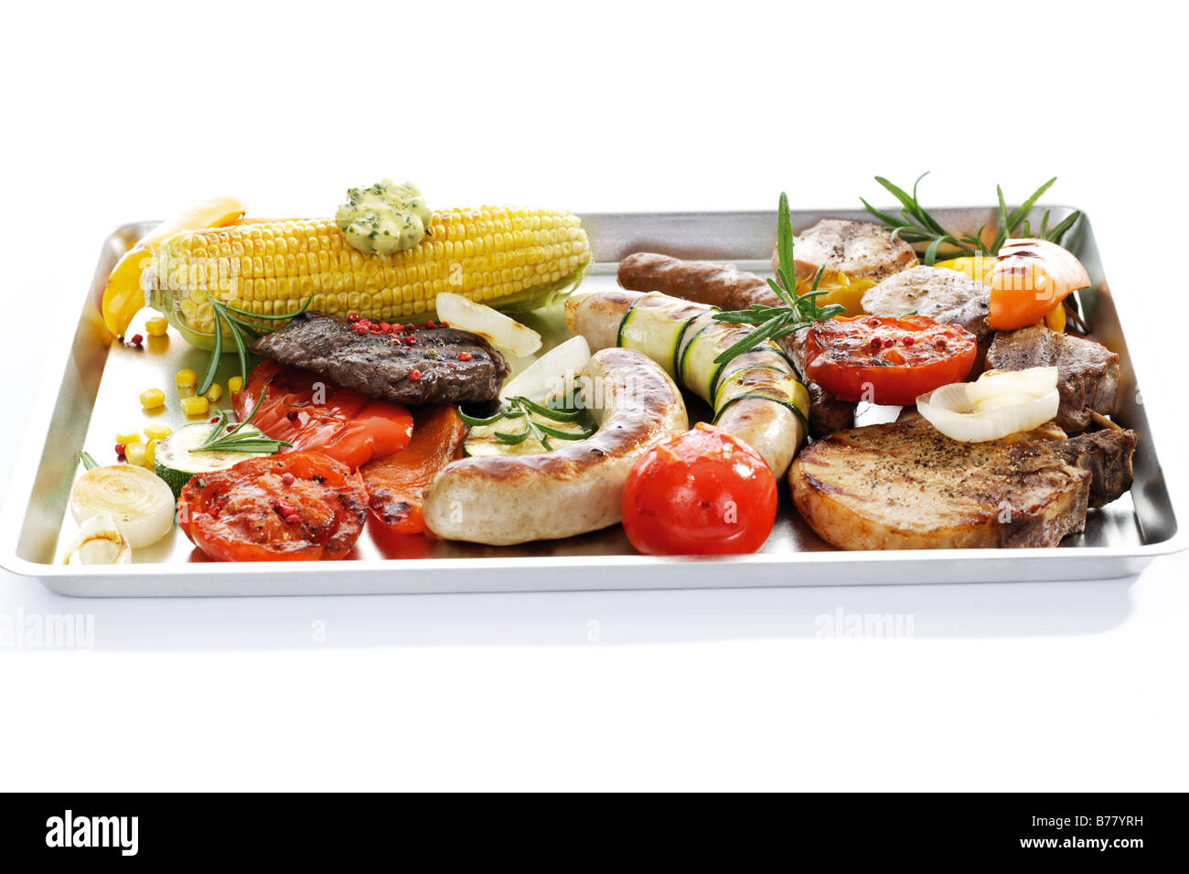 Barbecue trays Cut Out Stock Images & Pictures - Alamy