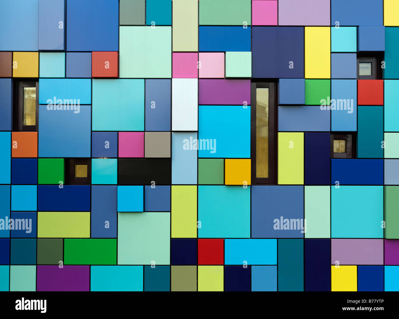 Architecture building color colorful exterior concept design detail ...