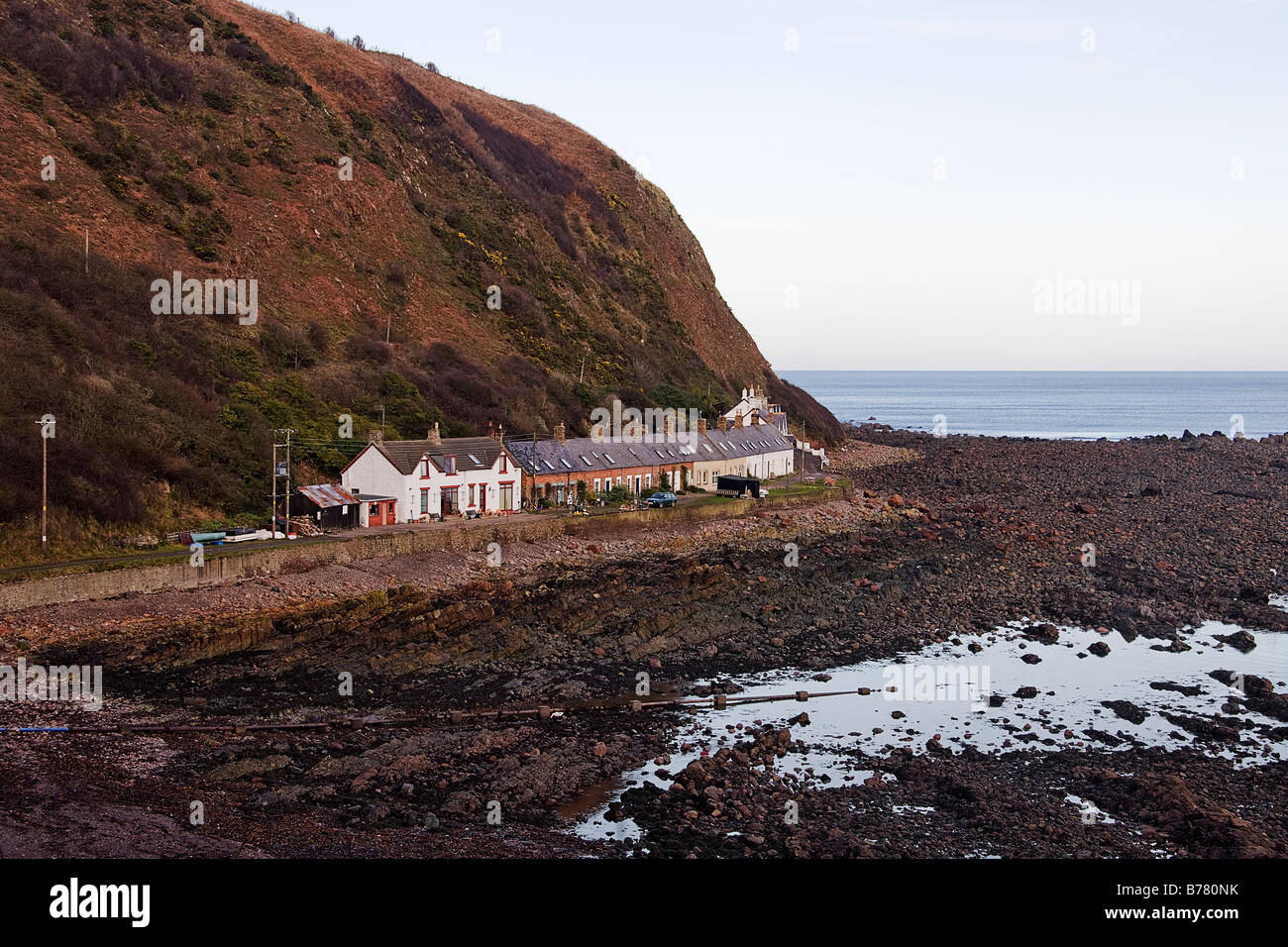 Burnmouth. East coast of Scotland.Parish of Ayton. Scotland Stock Photo ...
