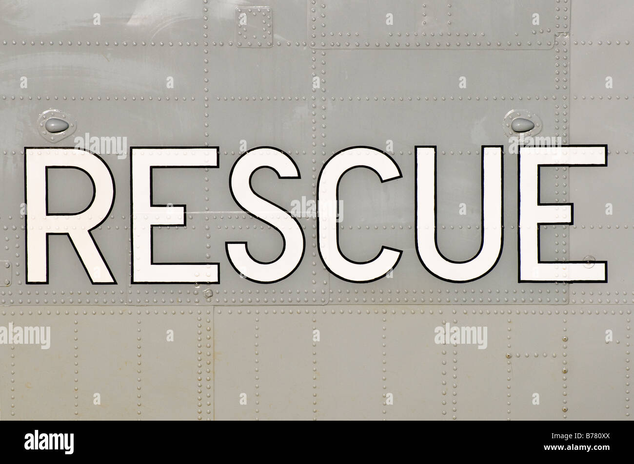 Rescue helicopter sign fuselage hi-res stock photography and images - Alamy