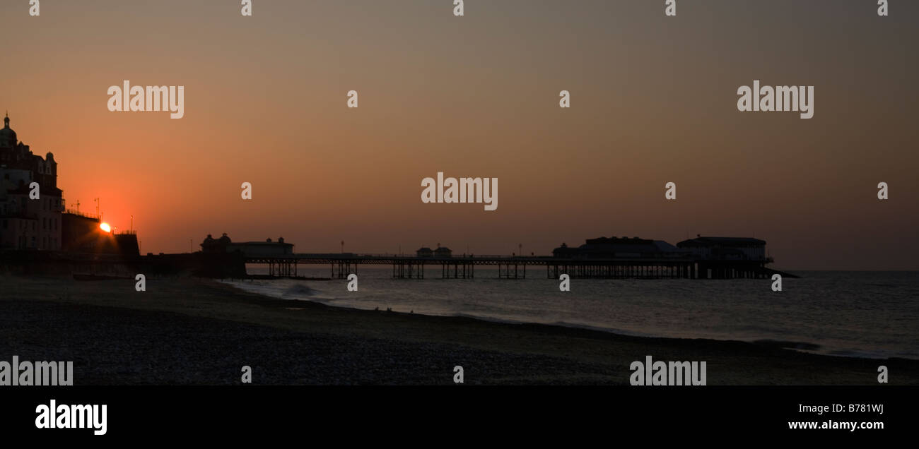 Cromer pier sunset hi-res stock photography and images - Alamy