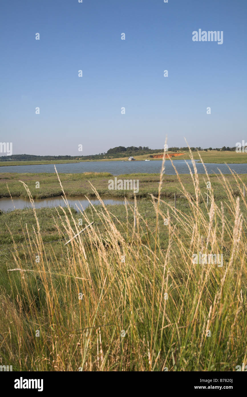 Butley Creek river and marshes Butley Suffolk England Stock Photo - Alamy