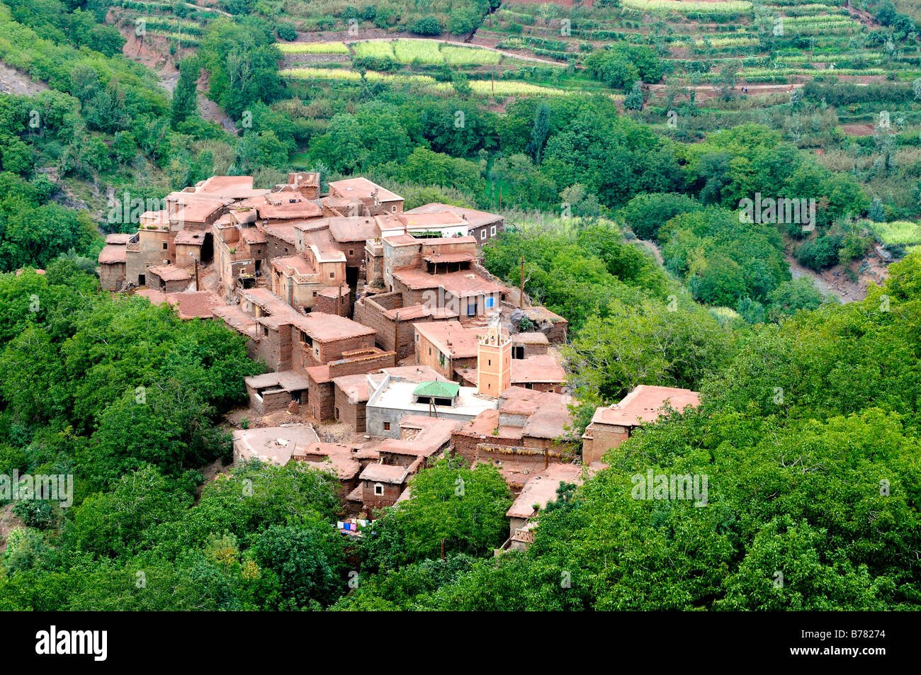 Farming village in mountains hi-res stock photography and images - Alamy