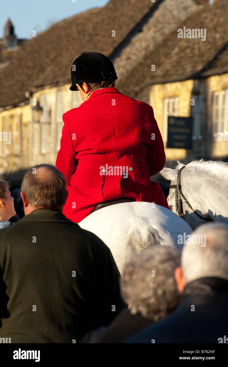 Teh Avon Vale Hunt on it's traditional Boxing day Fox Hunt Stock Photo ...