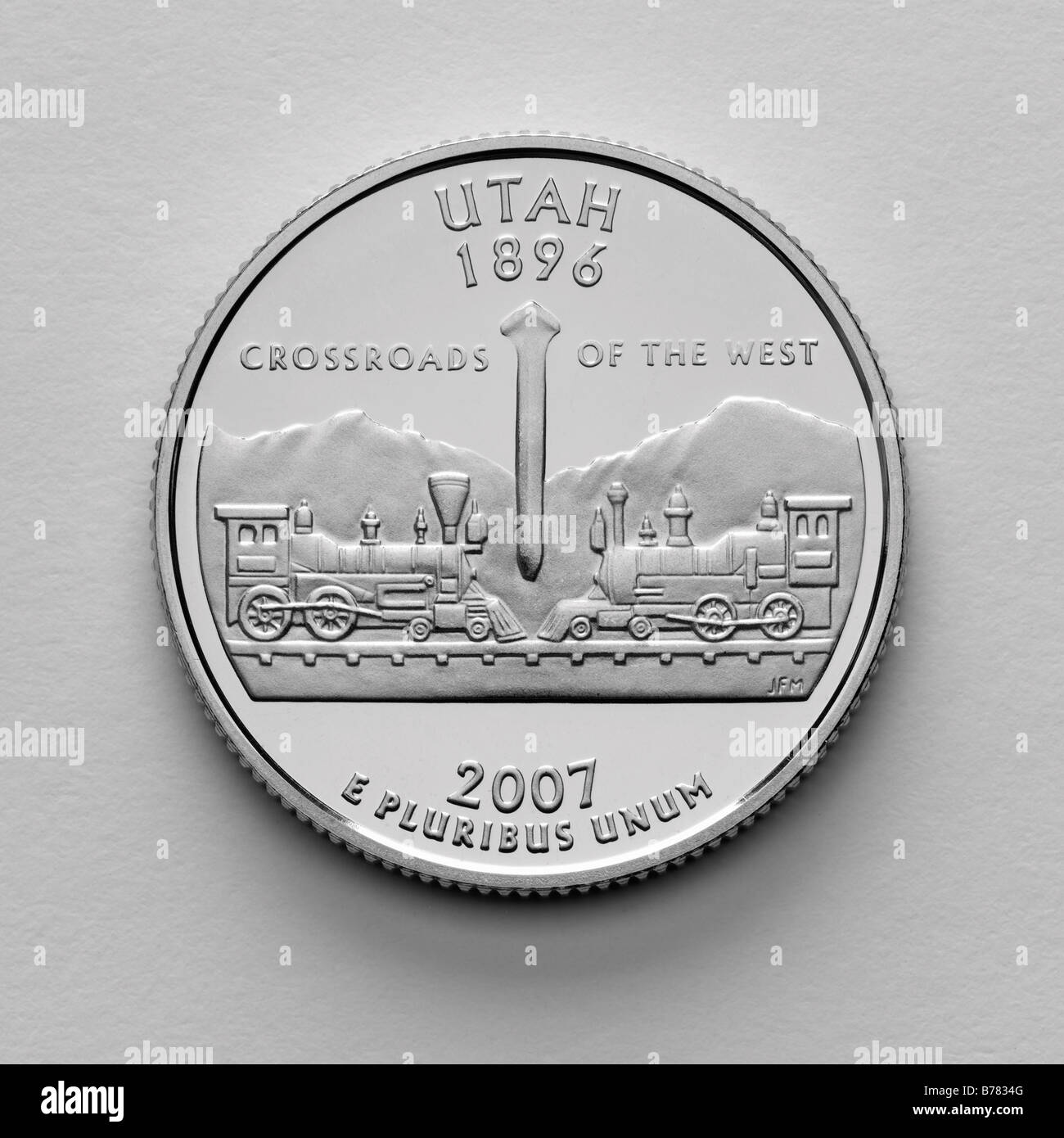 Utah state quarter Stock Photo - Alamy
