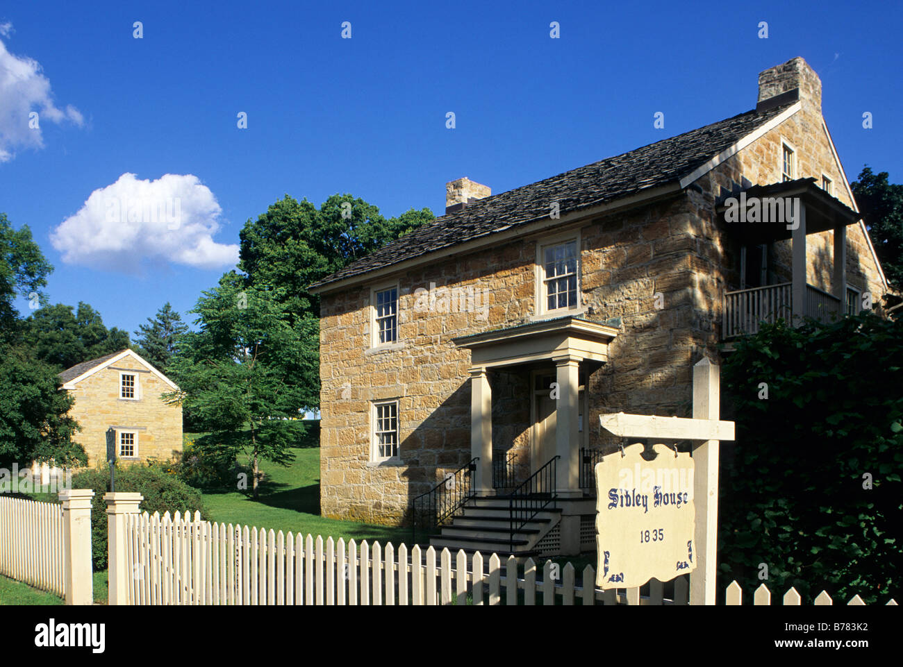 HISTORIC SIBLEY HOUSE (1835), HOME OF MINNESOTA'S FIRST GOVERNOR, HENRY ...
