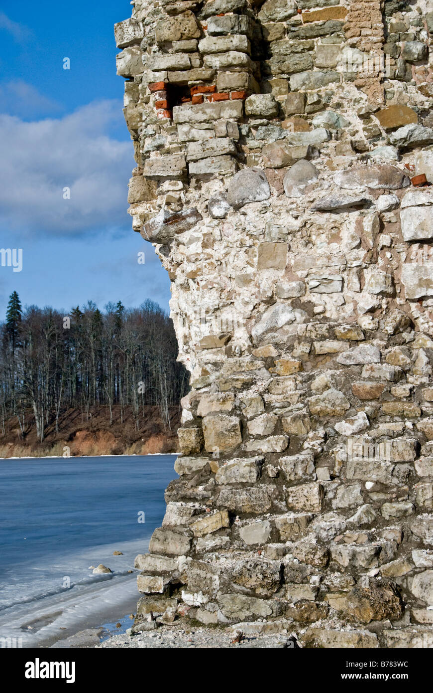 Koknese medieval castle ruins hi-res stock photography and images - Alamy