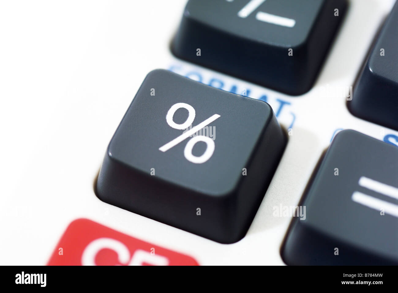 Desk calculator, keys Stock Photo - Alamy