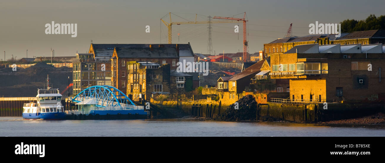 England, Tyne & Wear, North Shields. The Shields Ferry offers a quick ...