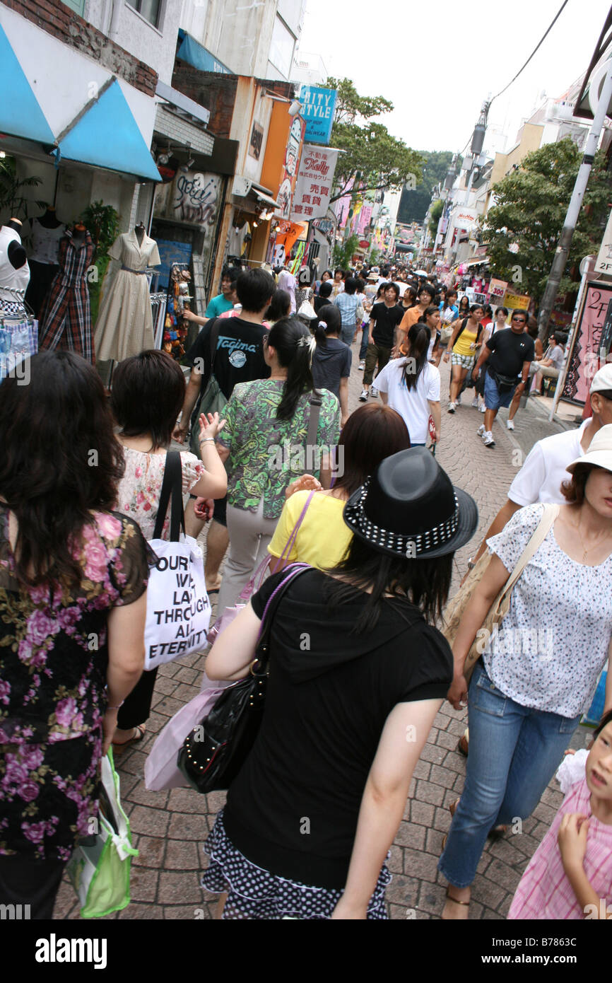 Harajuku shoppers, Tokyo Japan Stock Photo - Alamy