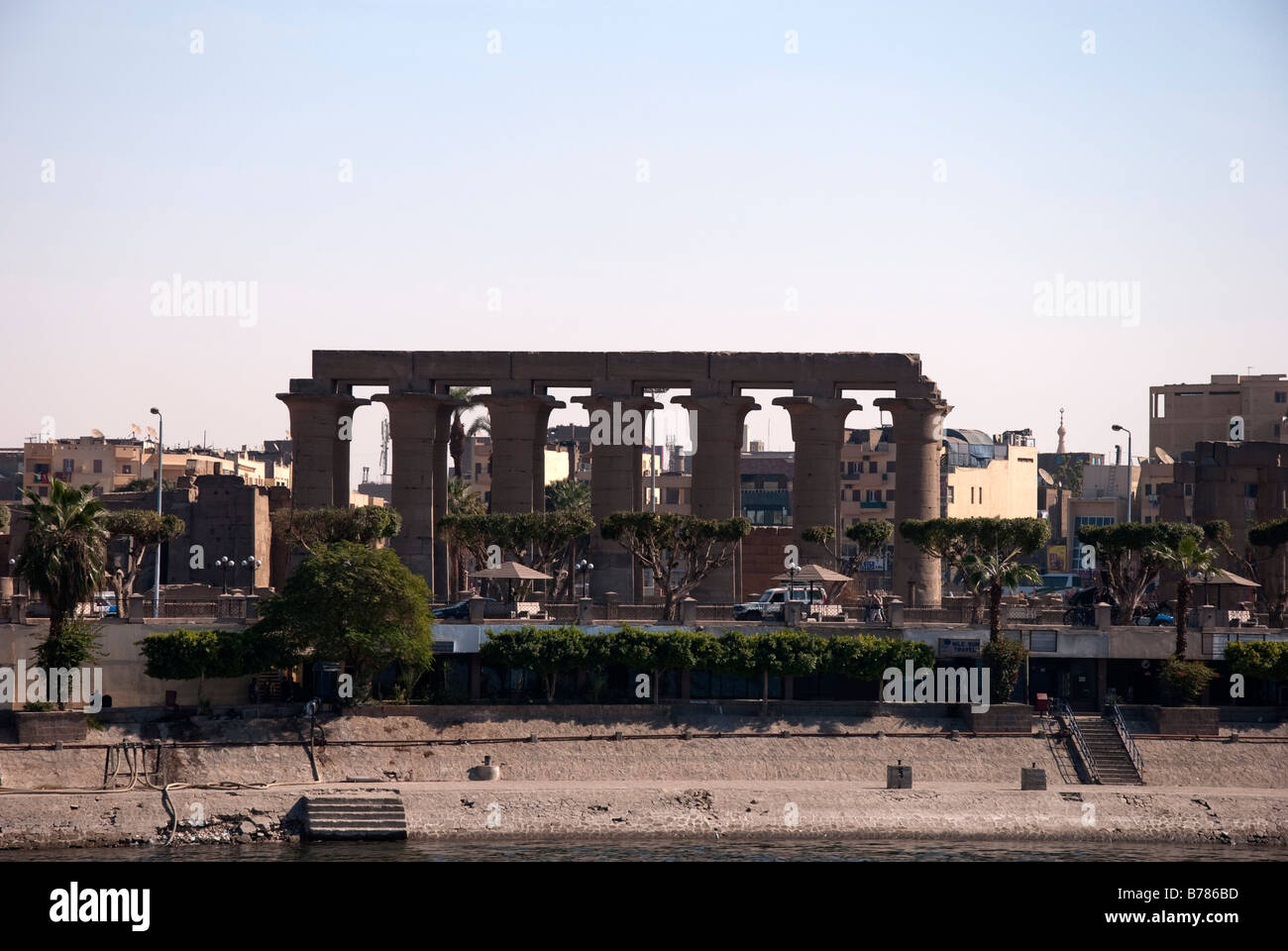 Luxor temple from river nile hi-res stock photography and images - Alamy