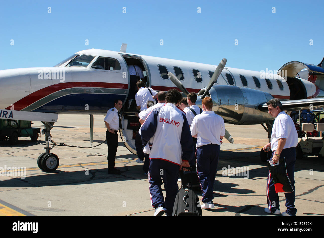 Boarding A Private Plane