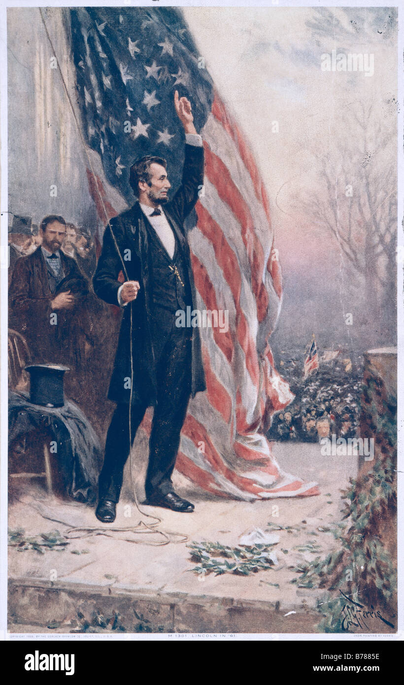 Abraham Lincoln 1809 1865 16th President of the United States Stock ...