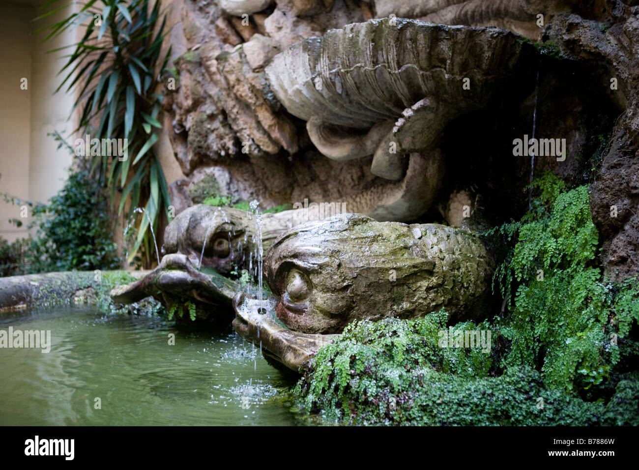 Moss fountain hi-res stock photography and images - Alamy