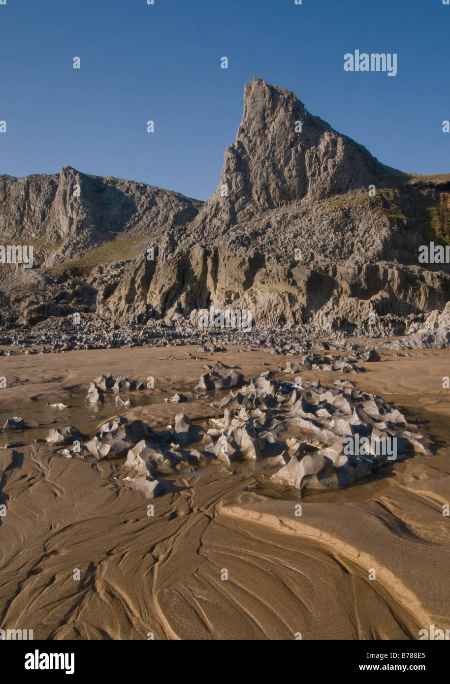 Mewslade Bay, Gower Stock Photo - Alamy