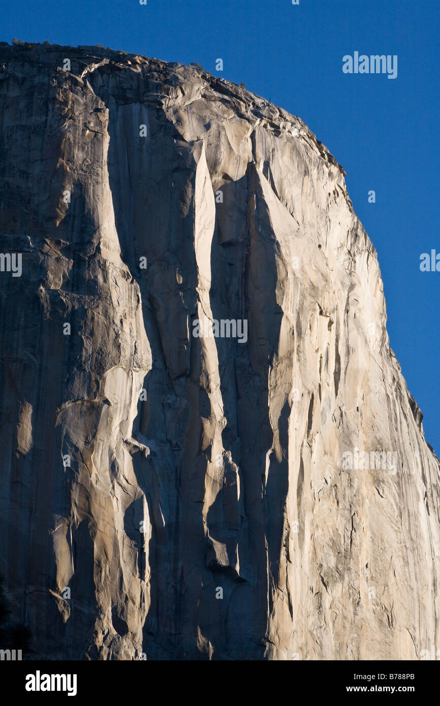 The face of el capitan at sunrise yosemite national park hi-res stock ...