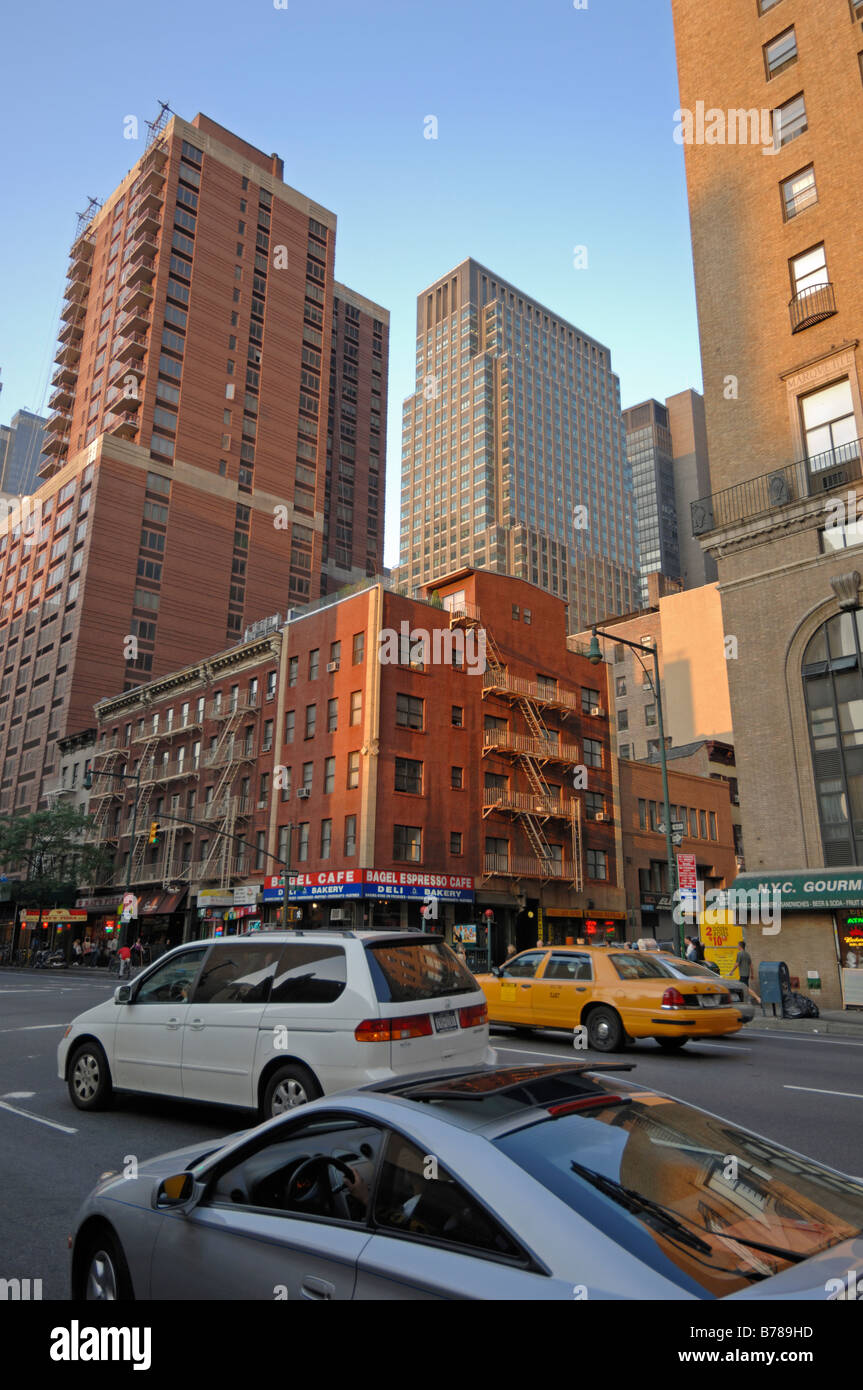 Street scene New York City United States of America Stock Photo - Alamy