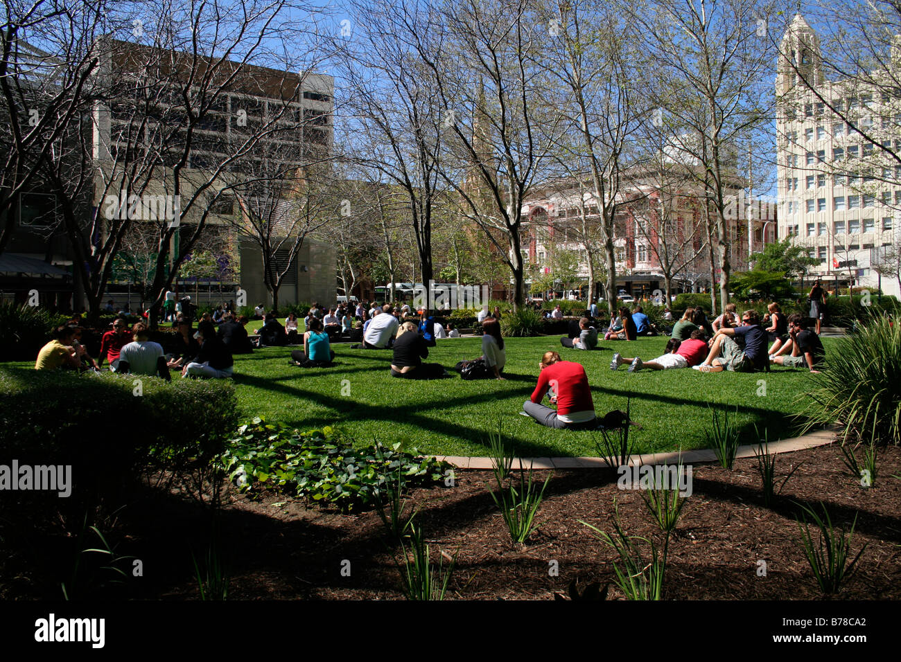 Small Park in Perth Stock Photo - Alamy