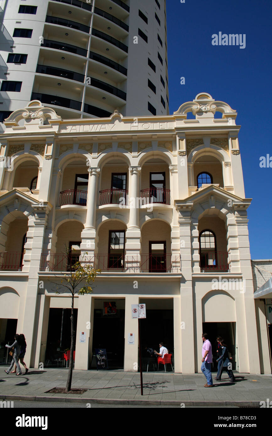 Railway Hotel. Perth, Western Australia Stock Photo - Alamy
