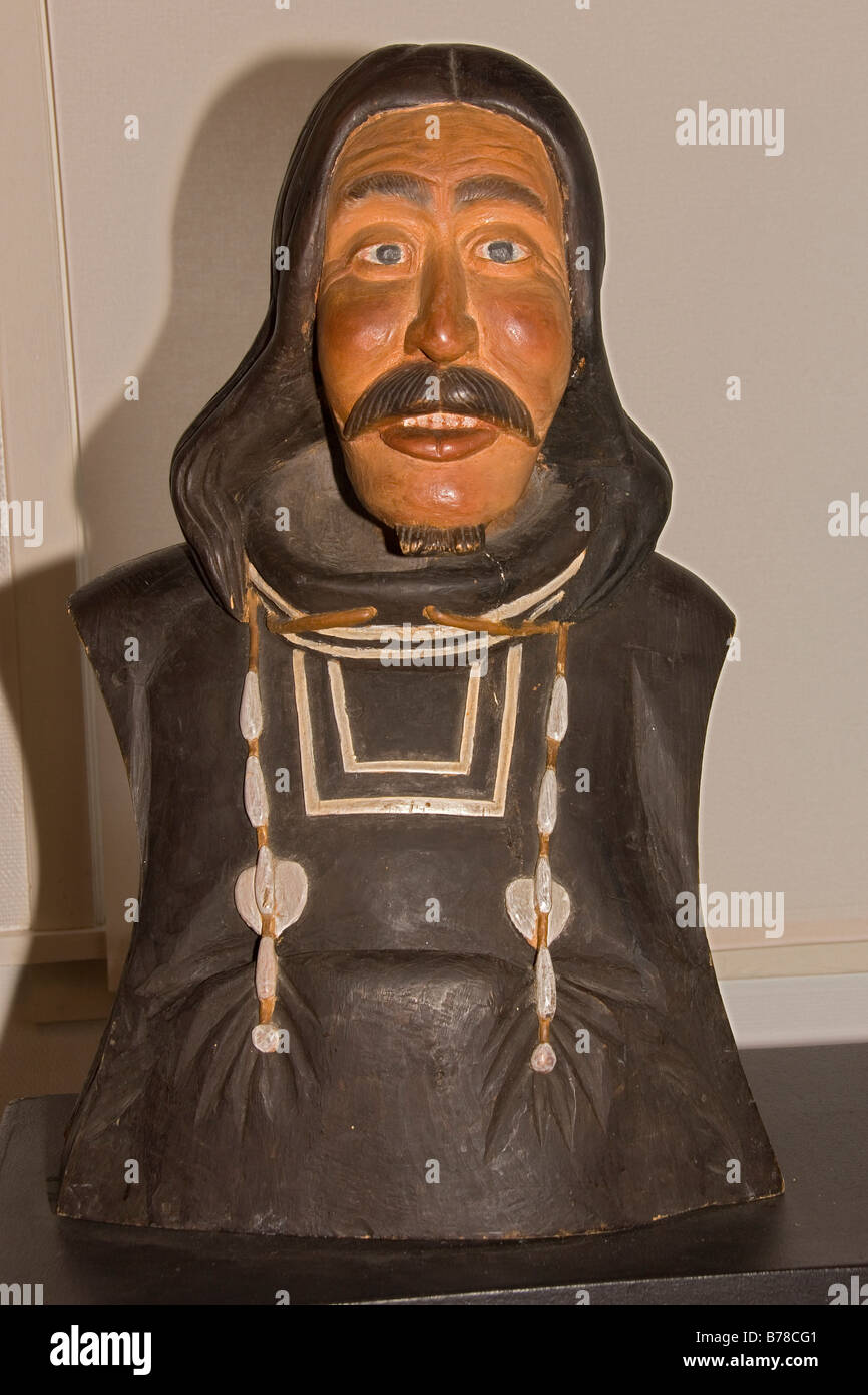 Sculpture of Inuit people, Greenland, Denmark Stock Photo - Alamy