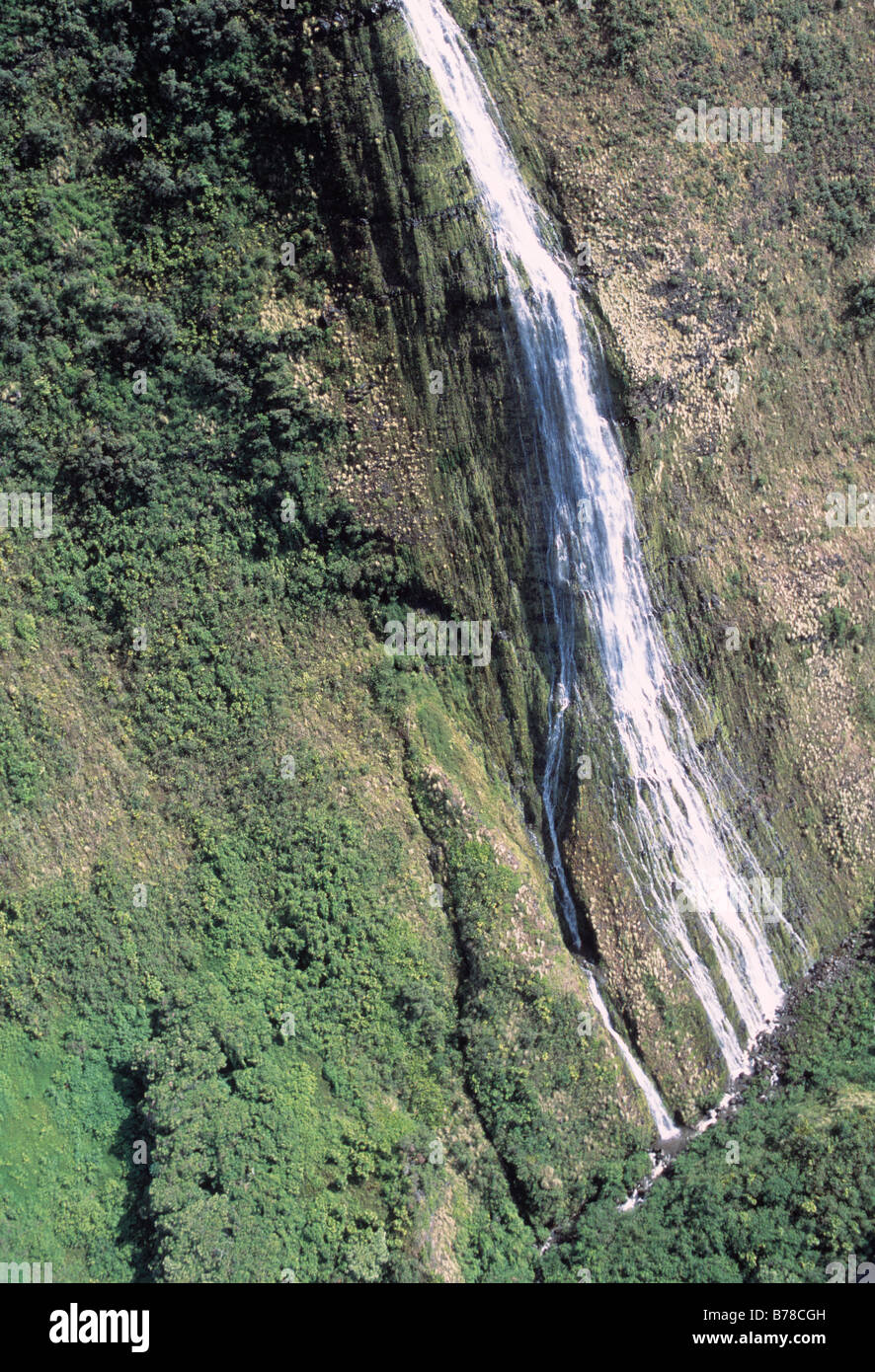Hawaii water fall Stock Photo - Alamy
