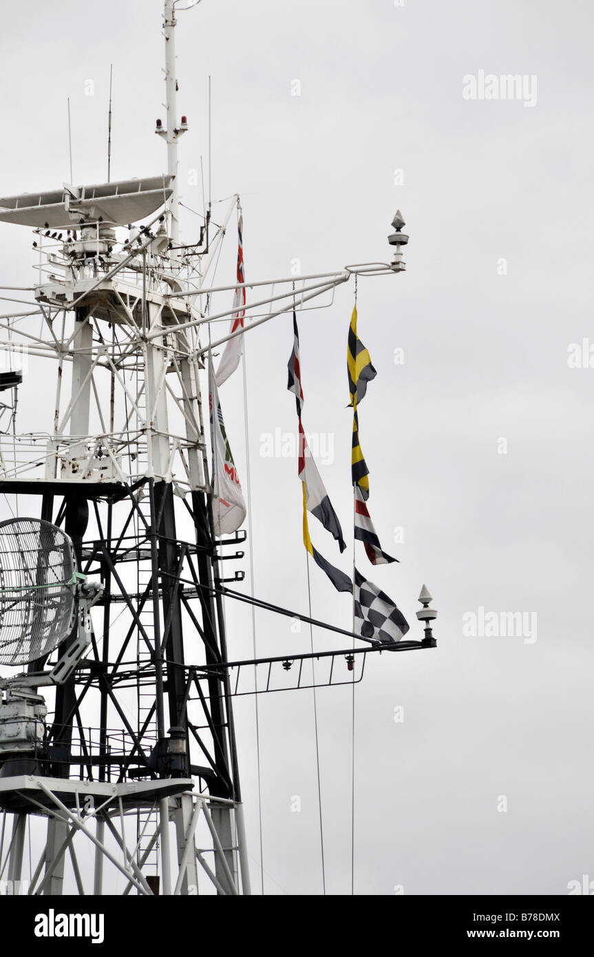 Hms belfast flags a maritime museum hi-res stock photography and images ...