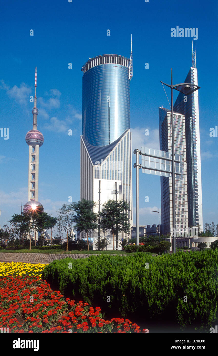 China,Shanghai,Pudong,High Rise and TV Tower Stock Photo - Alamy