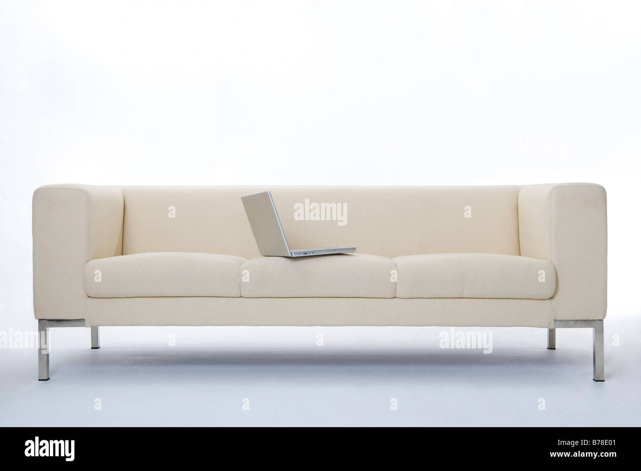 Sofa in studio shot close up Stock Photo - Alamy