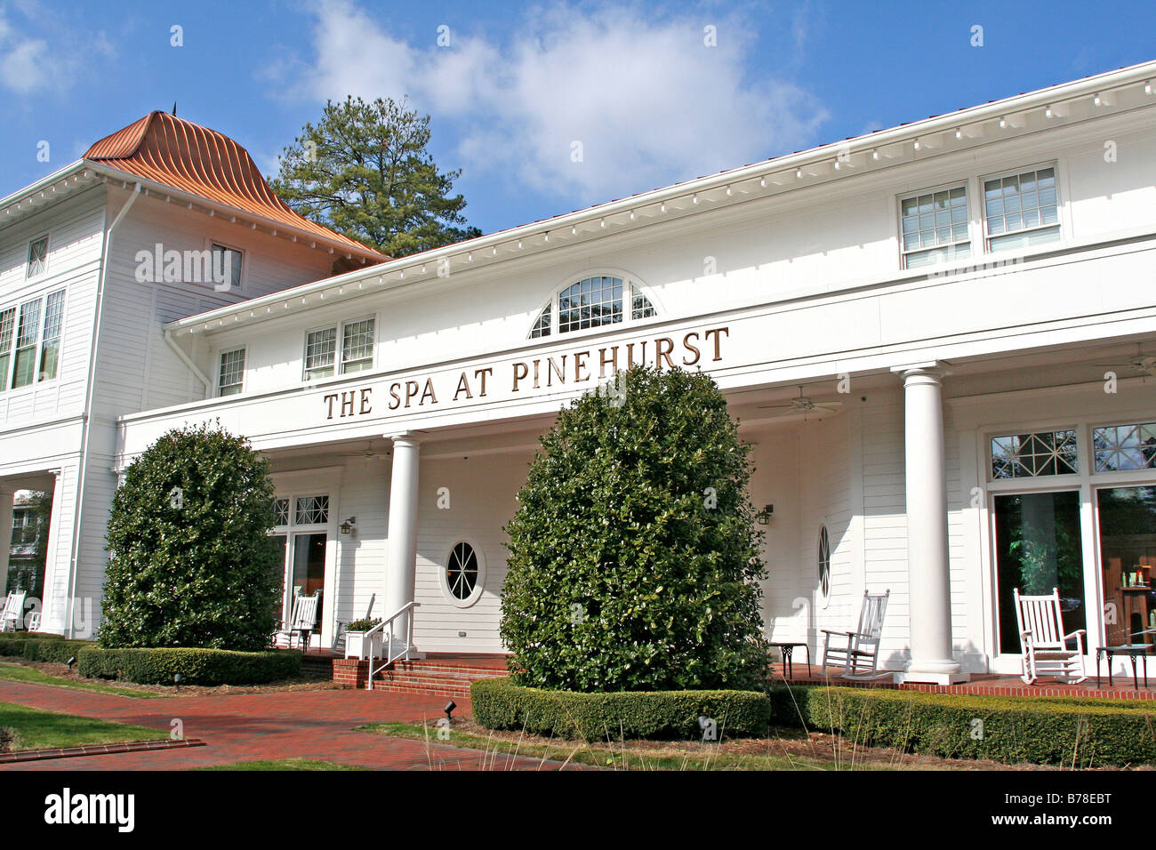 The Spa at Pinehurst Resort North Carolina Stock Photo - Alamy