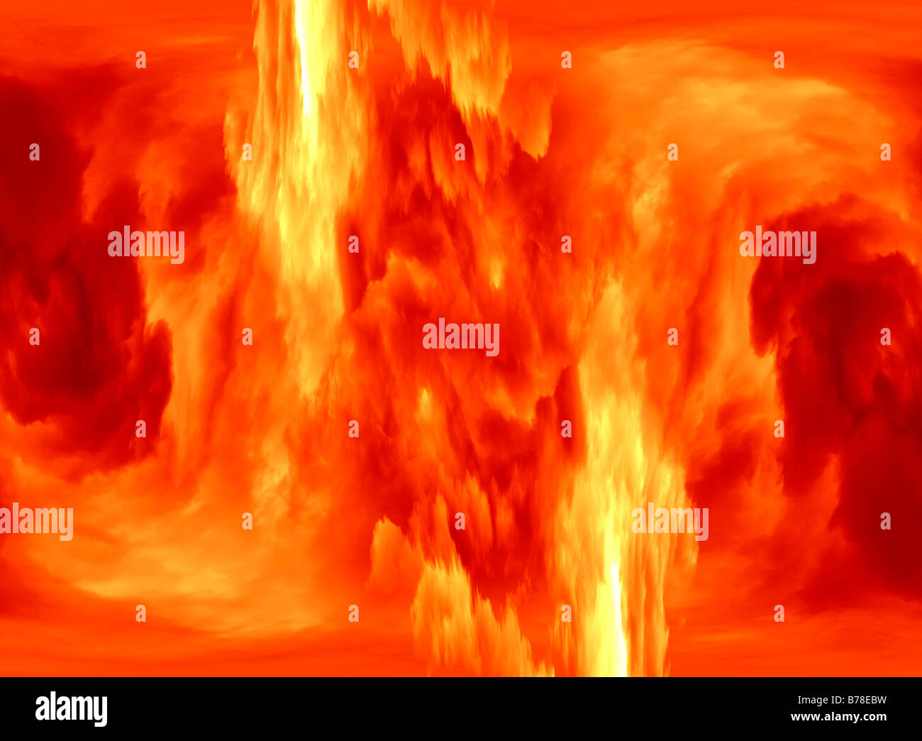 Eruption - abstract shot of the fire and flame - detail. Image ...