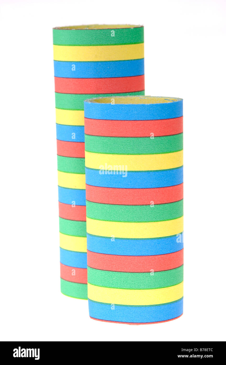 Streamer roll, close-up Stock Photo - Alamy