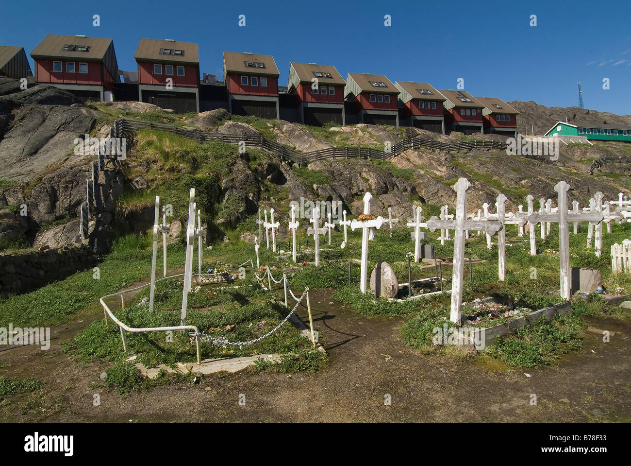 Maniitsoq cemetery hi-res stock photography and images - Alamy