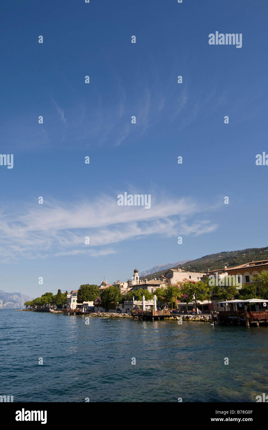 Torre del Bénaco on Lake Garda, Lago di Garda, Lombardy, Italy, Europe ...